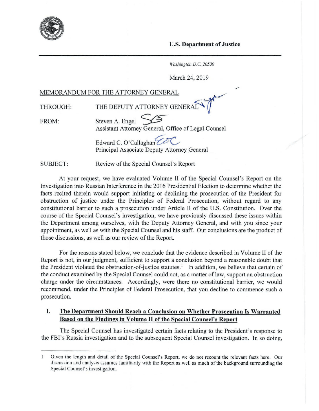 Fact Check: Justice Department memo lists 10 priority categories for ...