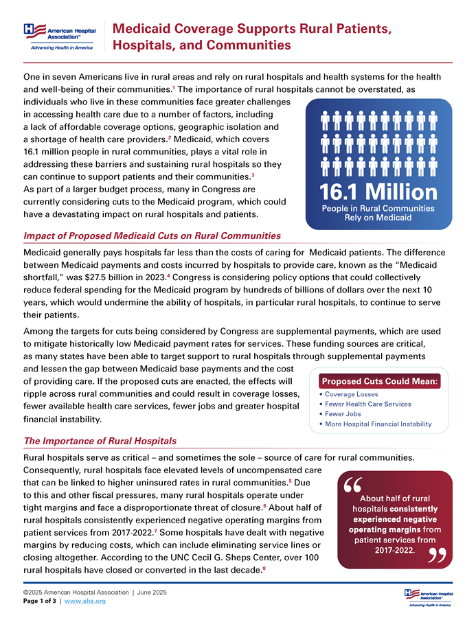 Fact Check: Rural hospitals face significant funding challenges due to ...