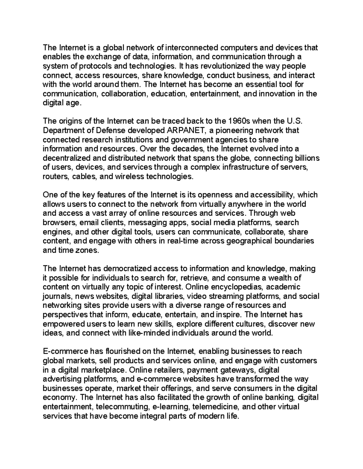 Fact Check: The internet is a global network of interconnected ...