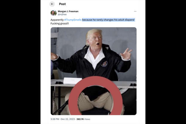 Fact Check: donald trump wears a diaper | TruthOrFake Blog