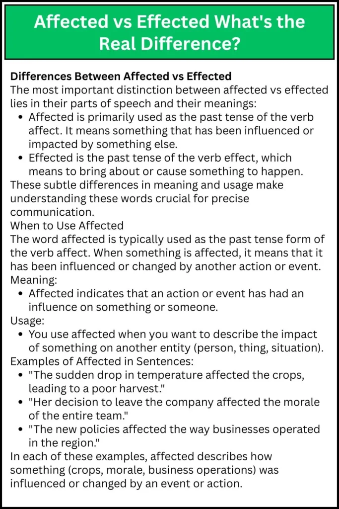 Fact Check: are affected or effected | TruthOrFake Blog